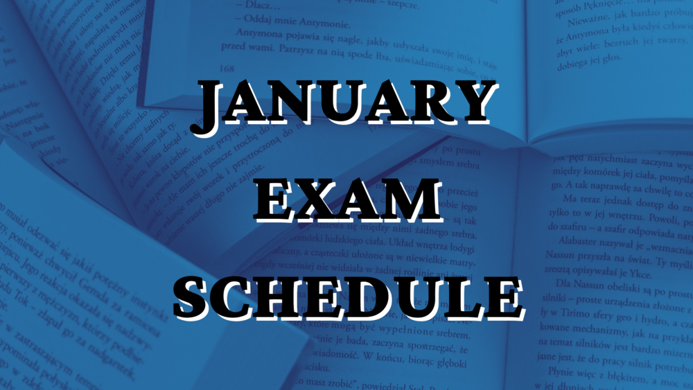 CHS Exam Schedule - January 2022 | Camden High School