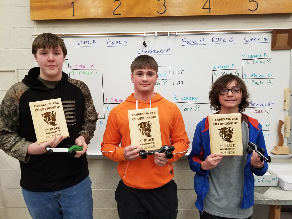 CHS Students Complete CO2 Dragster Unit | Camden High School